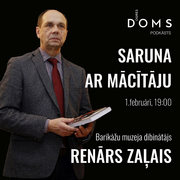 Ogres DOMS podkāstā viesojas barikāžu laikā ievainotais Renārs Zaļais ...