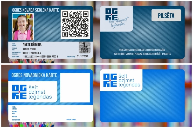 Ogres novadnieka kartei un skolēna kartei jauns dizains - OGRENET ...
