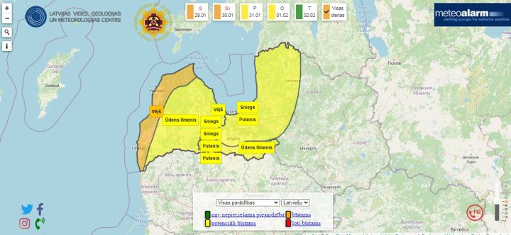 Laika apstākļi kļūst bīstami (Vējš) - OGRENET - Tava novada portāls