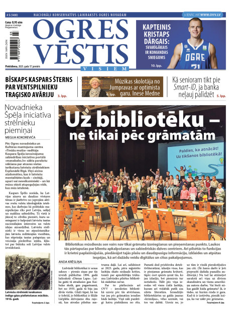 Laikraksta «Ogres Vēstis Visiem» 17. janvāra numurā - OGRENET - Tava ...