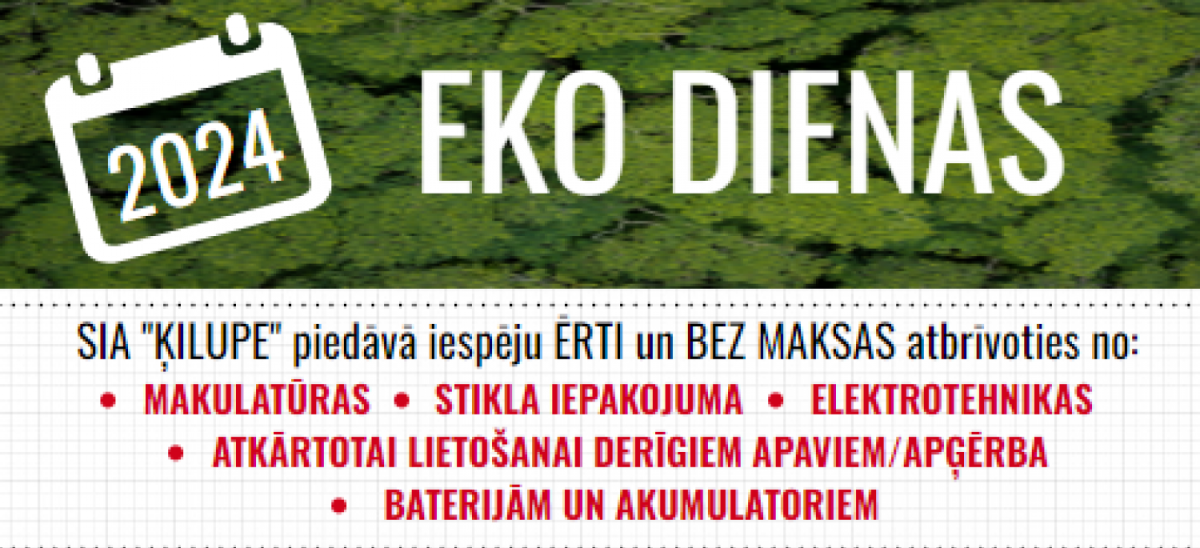 13. un 14. maijā Birzgales un Tomes pagastā notiks EKO Dienas’2025 ...