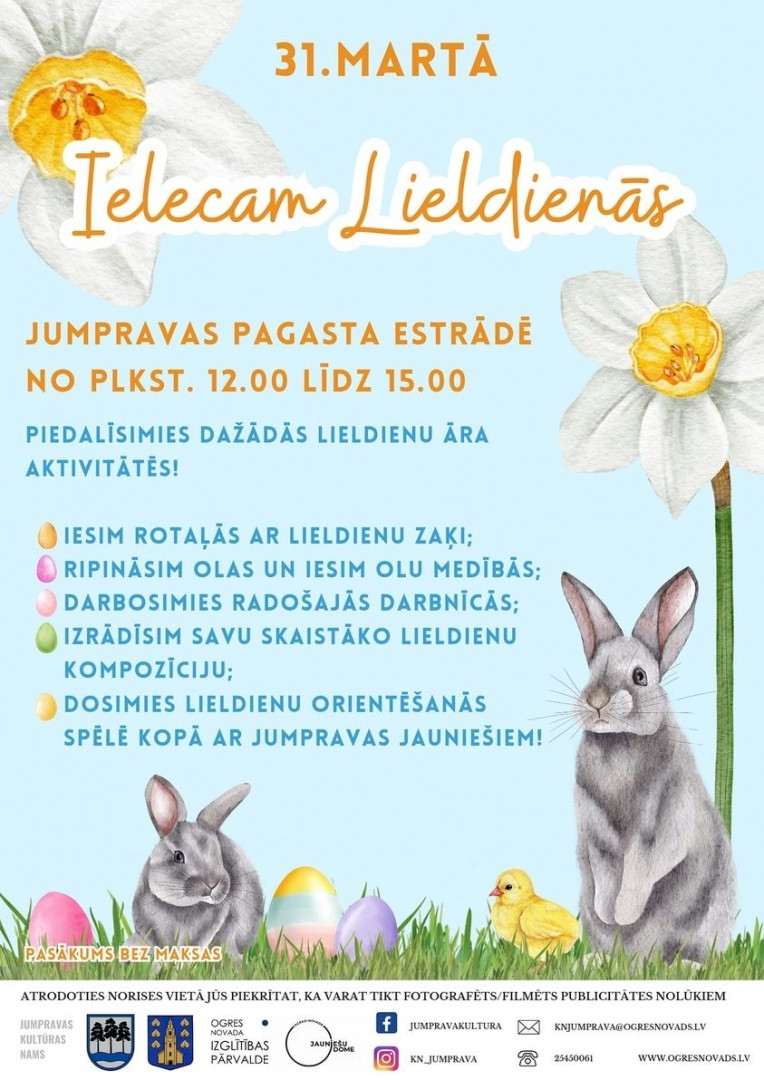 Lieldienu pasākumi - OGRENET - Tava novada portāls