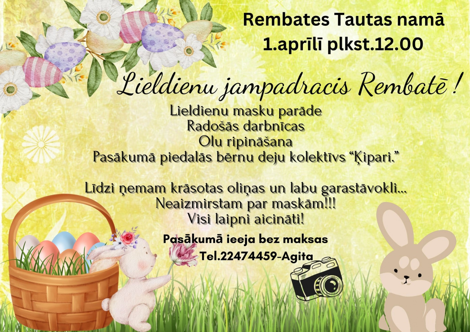 Lieldienu pasākumi - OGRENET - Tava novada portāls